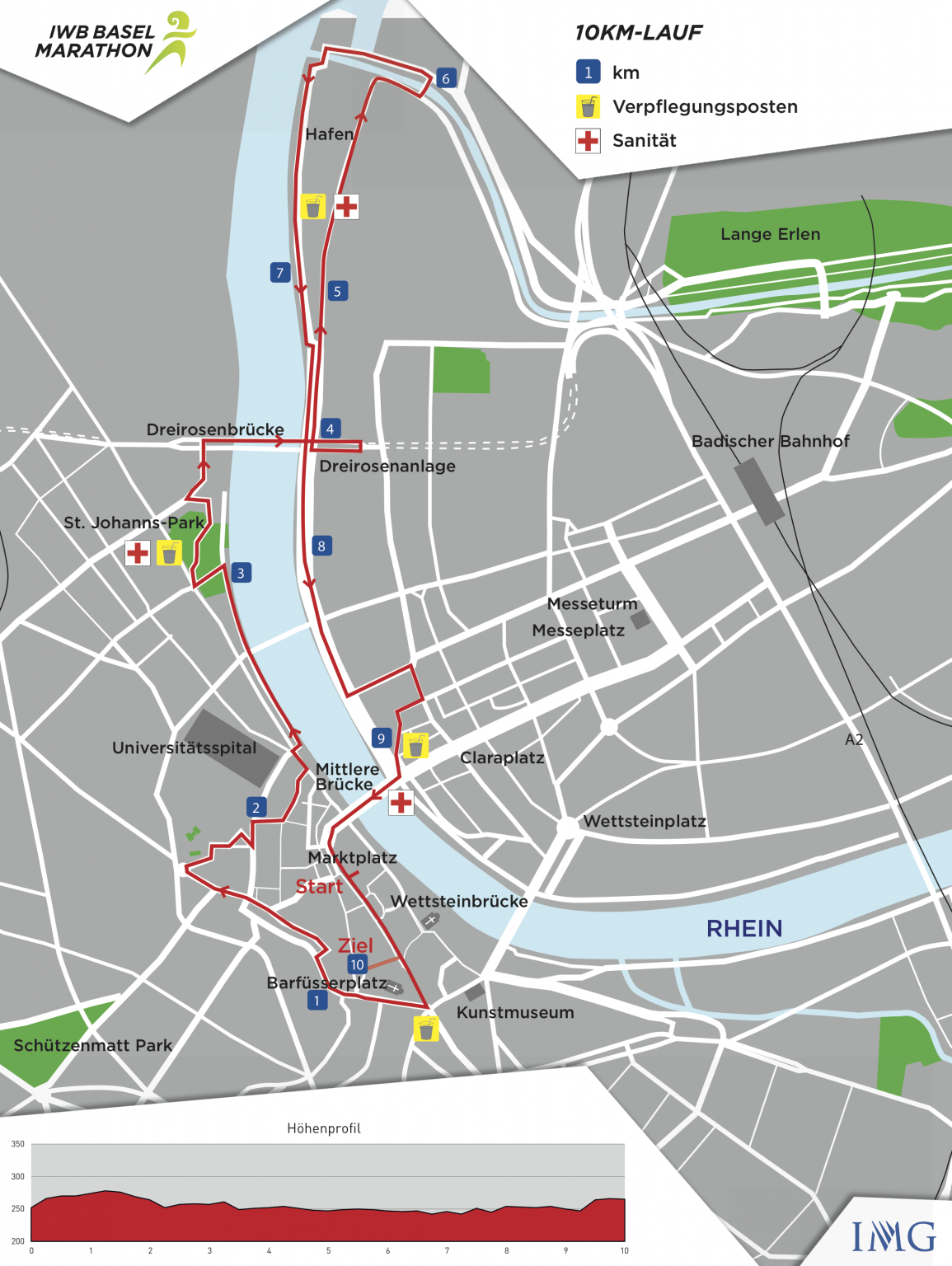 Strecken und Pläne - IWB Basel Marathon